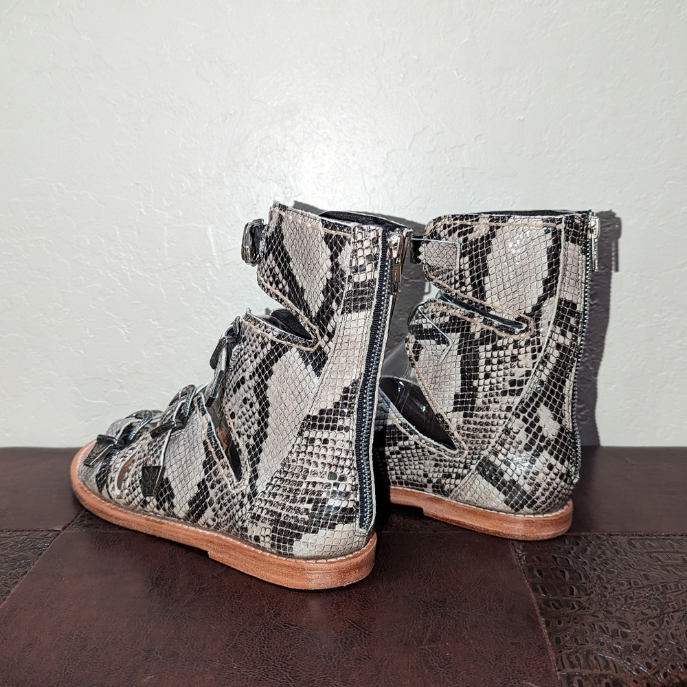 Freebird Cleopatra Snake Multi Gladiator Sandals In S… - Gem